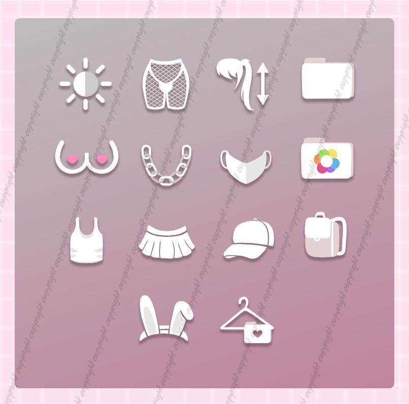 VRChat Custom Icons - awmi - BOOTH