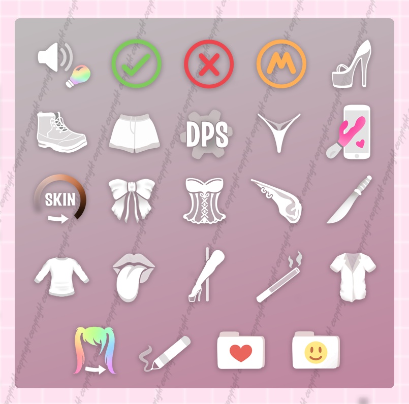 VRChat Custom Icons - awmi - BOOTH