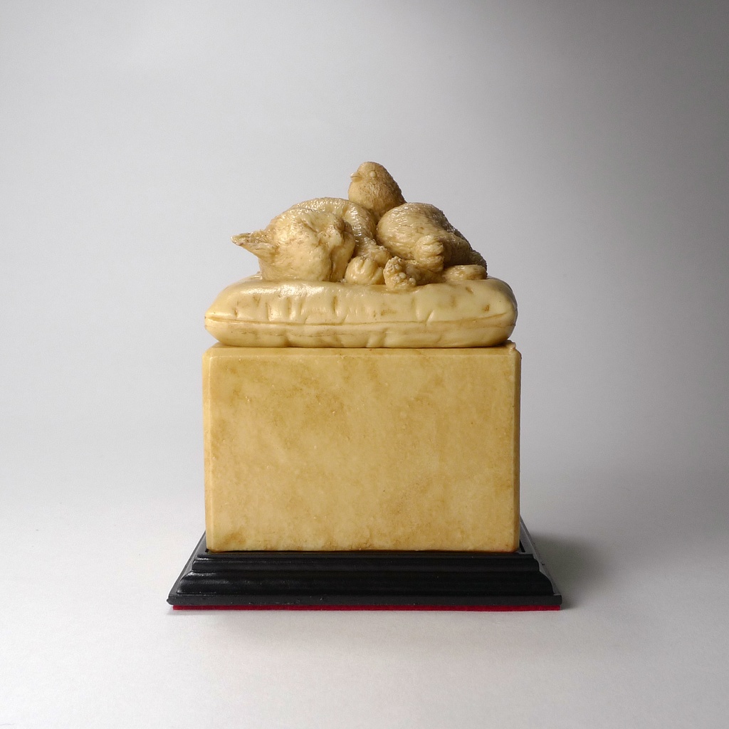 工房仕上げ 「眠り猫」マンスリーGK2020年7月号【印形】 [Sleeping cat]Studio-finished pieces ...