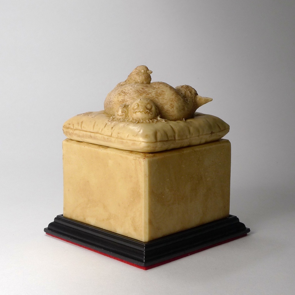 工房仕上げ 「眠り猫」マンスリーGK2020年7月号【印形】 [Sleeping cat]Studio-finished pieces ...