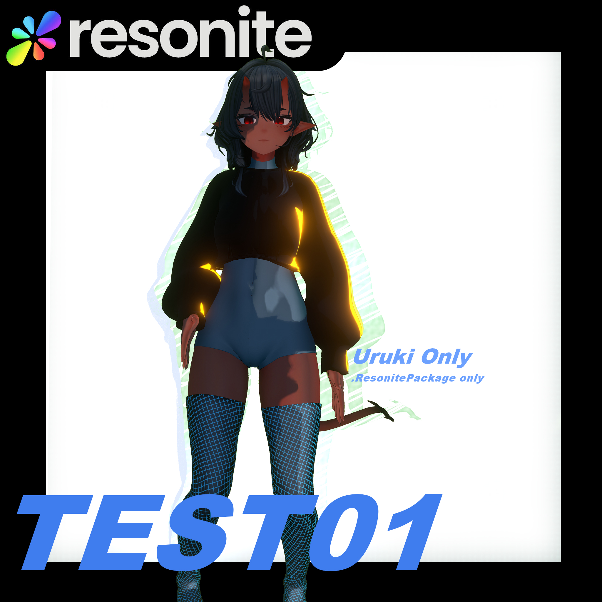 TEST01 For Uruki - (Resonite) - Artbyo3 - BOOTH