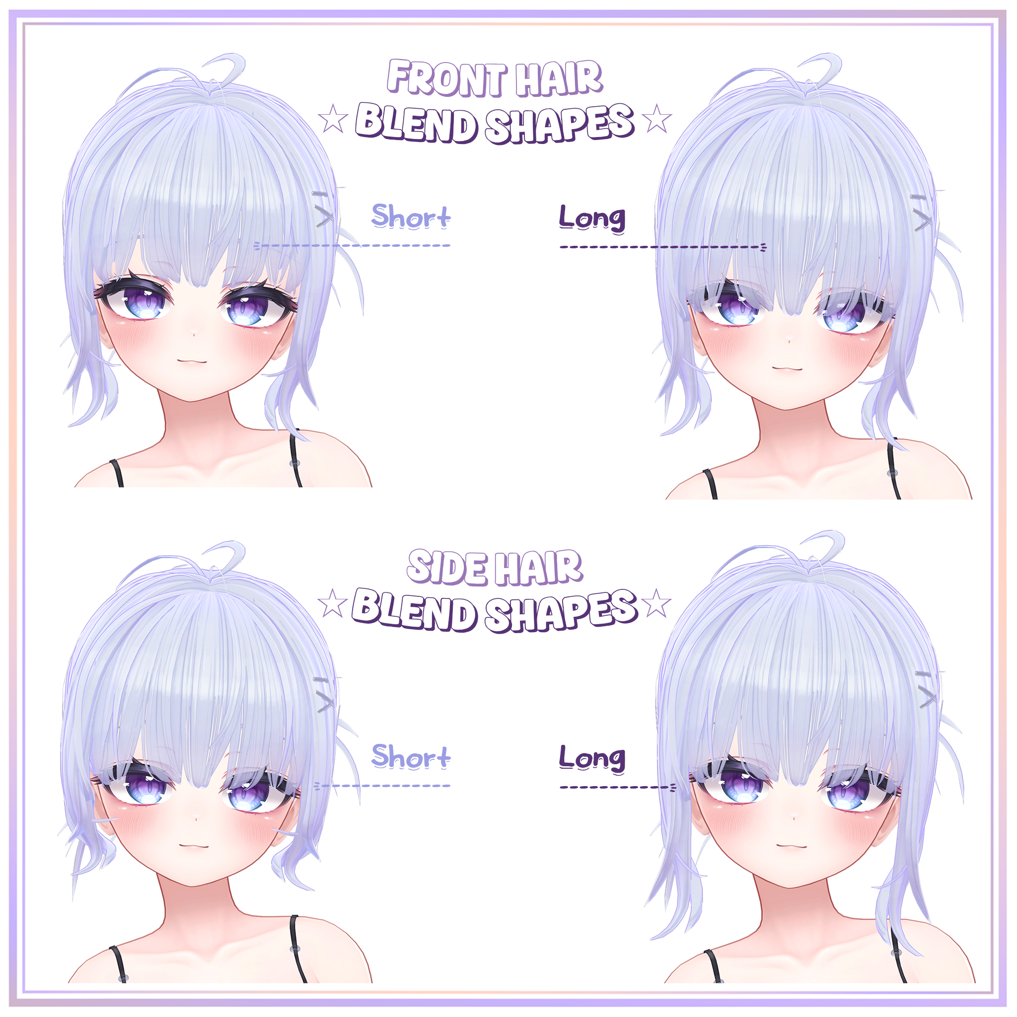 Natural BUN HAIR v1🦡【6アバター対応】 - osori - BOOTH