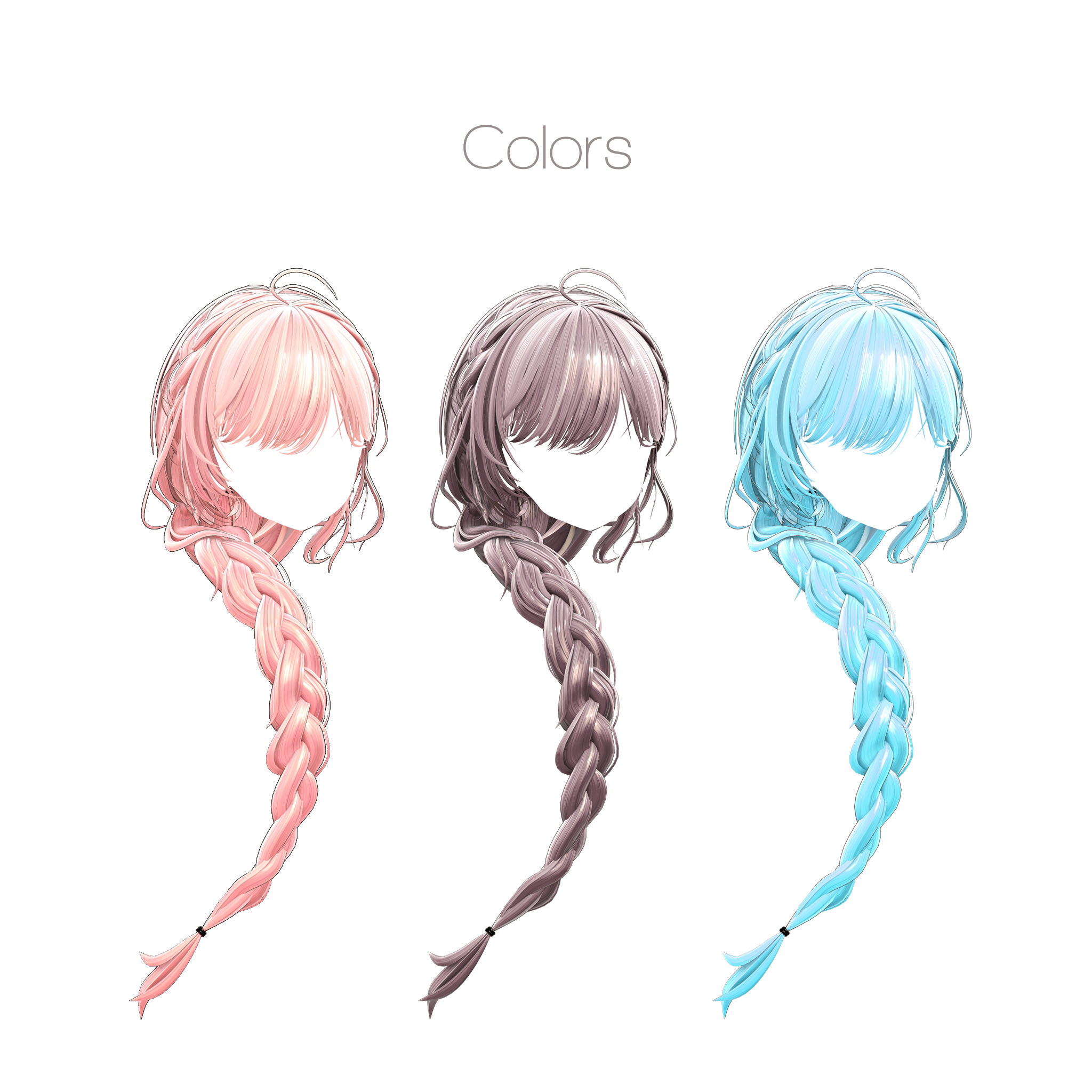 Natural Braid🦡【10 アバター対応】 - osori - BOOTH