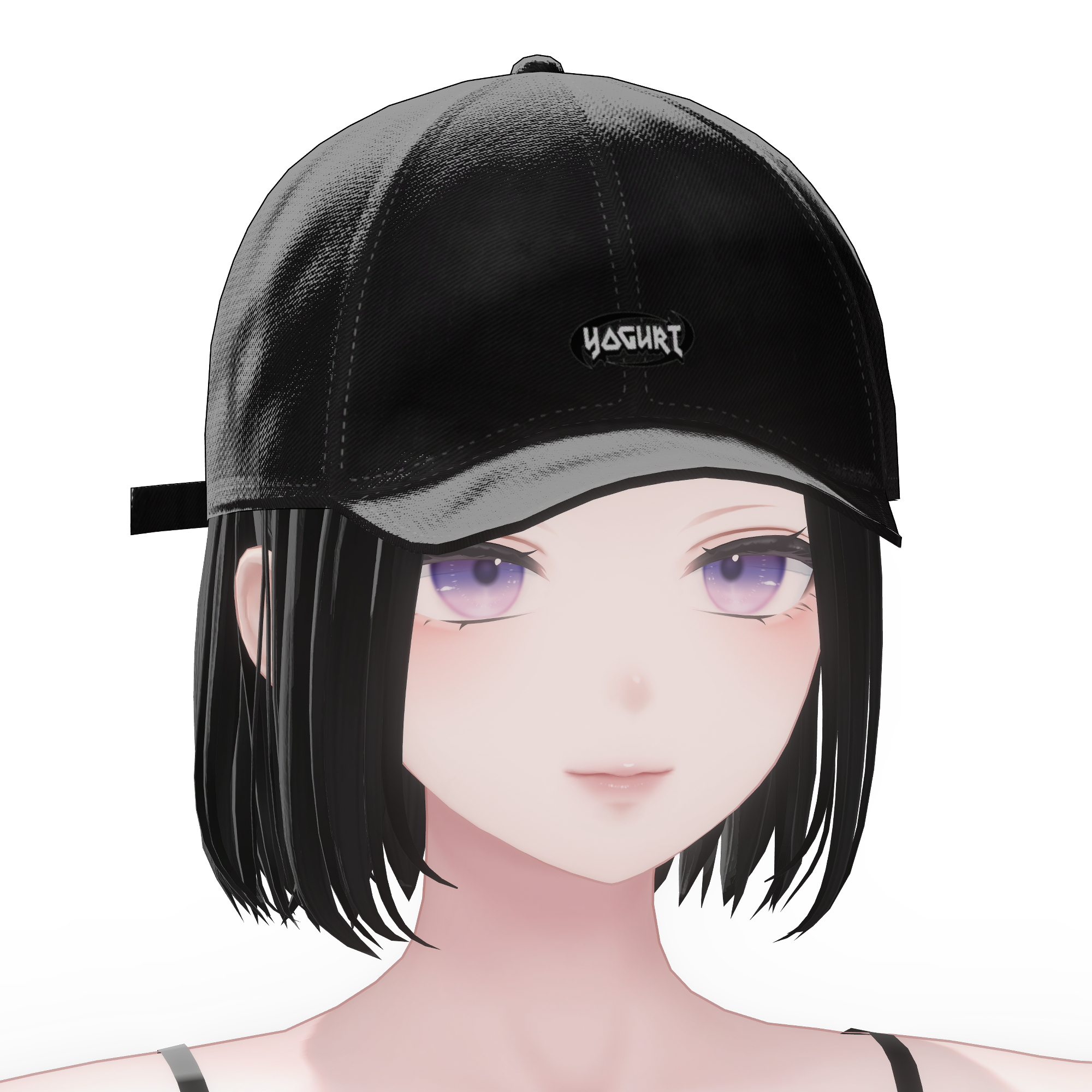 【7Avatars】 Bob hair with cap - Yogurt_Shop - BOOTH