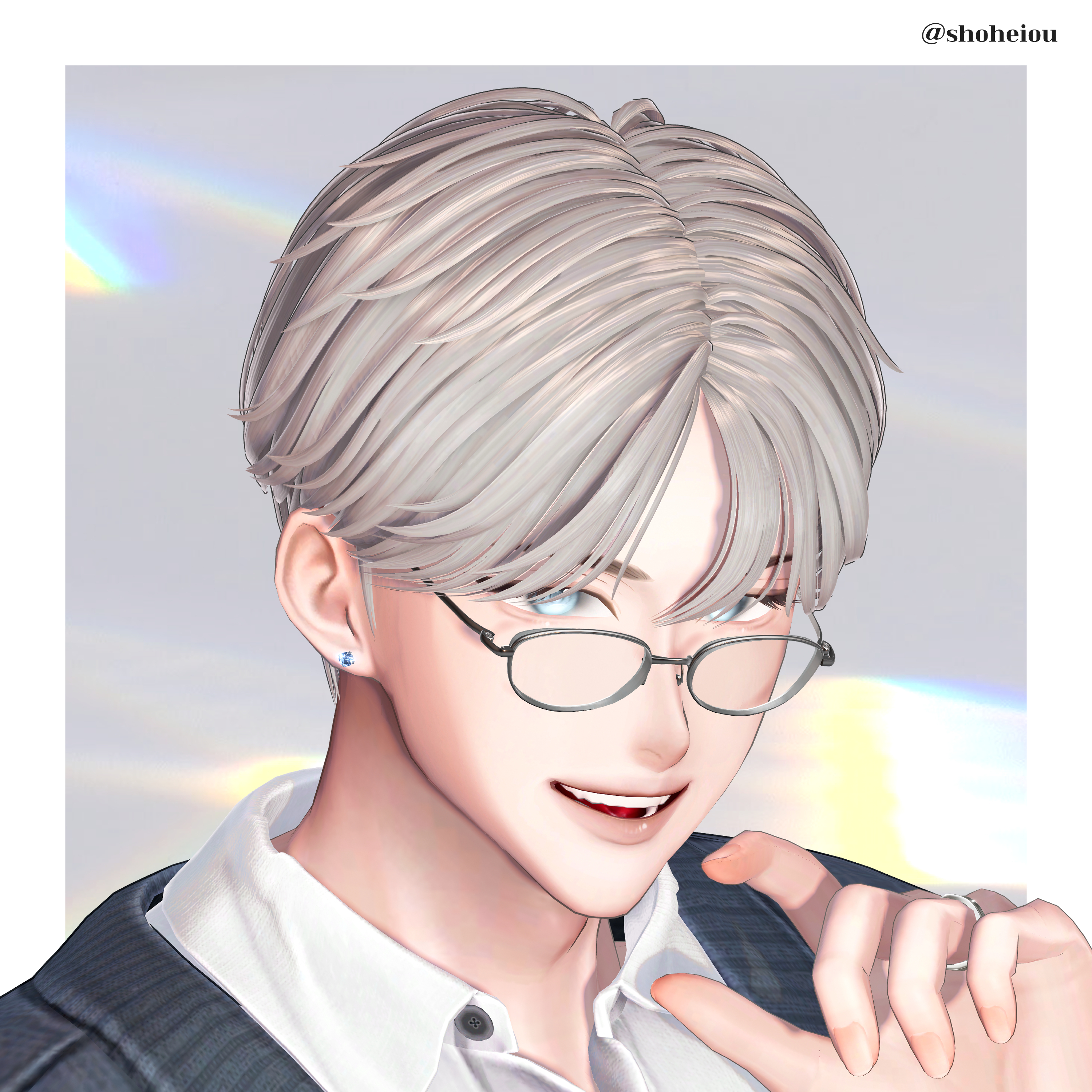 【4Avatars】 See-through Dandy hair - Yogurt_Shop - BOOTH