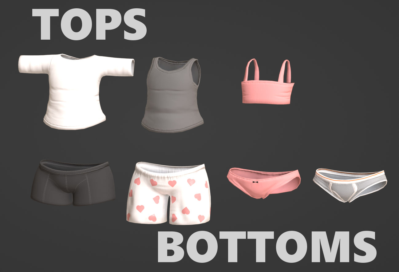 Undies for Chibi Novabeast - c0c0puffs - BOOTH