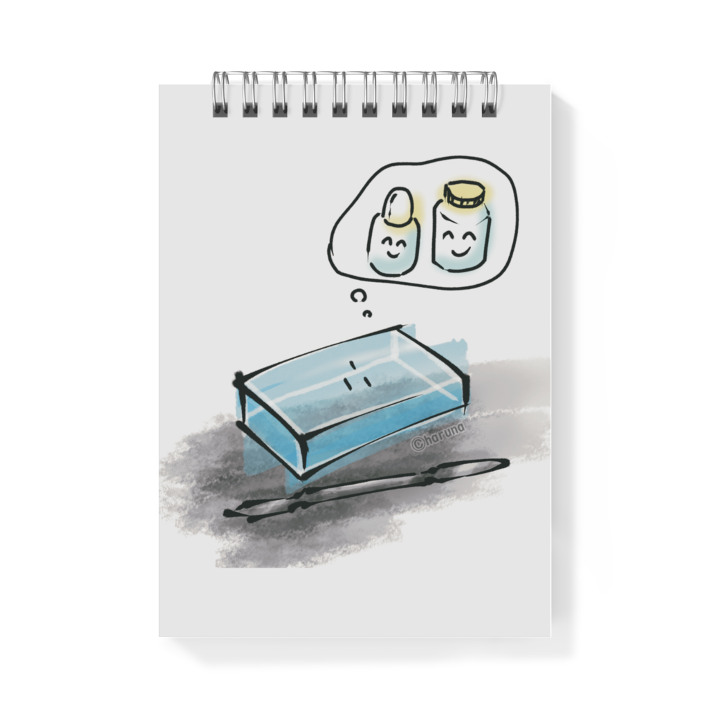 めっきり姿を見なくなったガラス練板と金属スパチュラ(A6サイズ) - アトリエはる - BOOTH