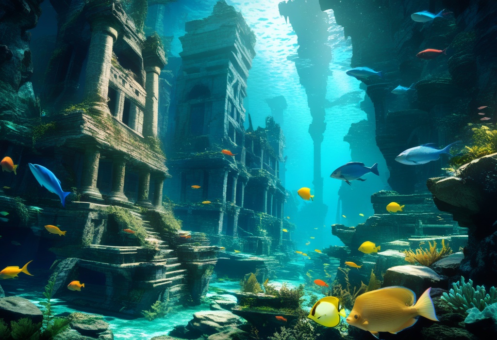 海中遺跡 背景画像【160枚】 - udon - BOOTH