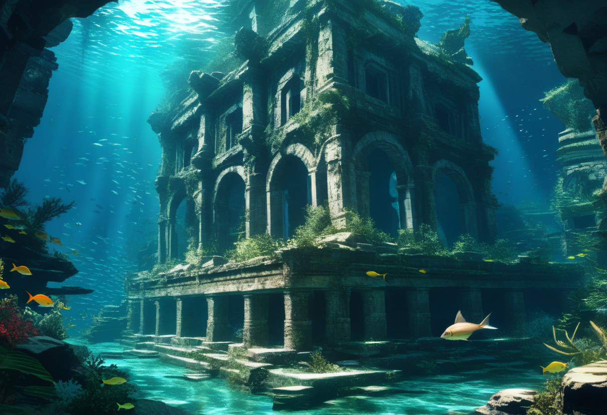 海中遺跡 背景画像【160枚】 - udon - BOOTH