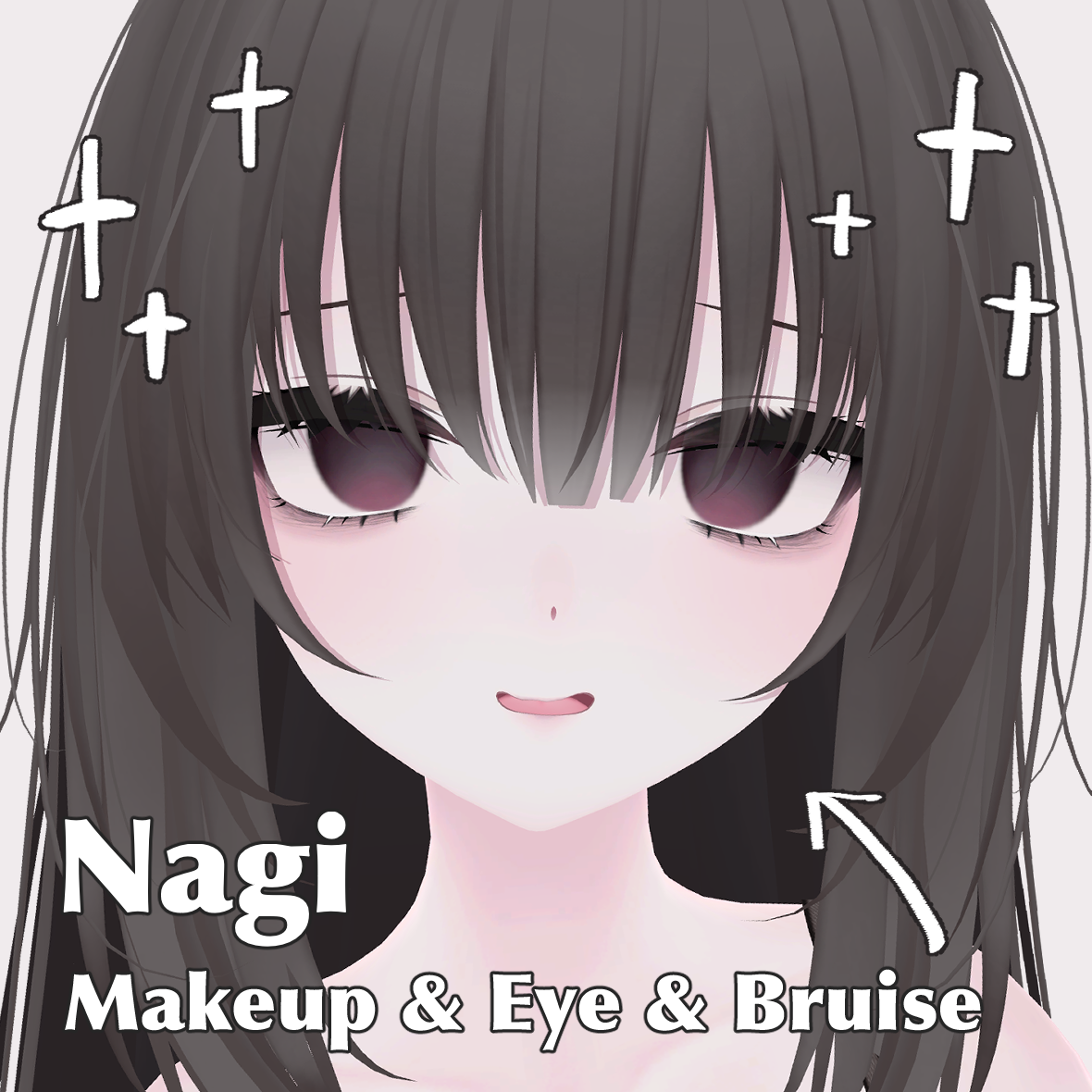 [ 凪 / Nagi ] Make up & Eye & Bruise Texture - NUIx2 - BOOTH