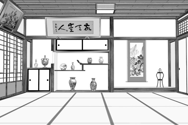 漫画背景 和室02 - alumin2 - BOOTH