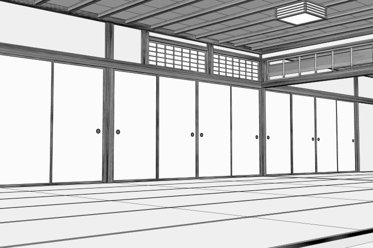 漫画背景 和室04 - alumin2 - BOOTH