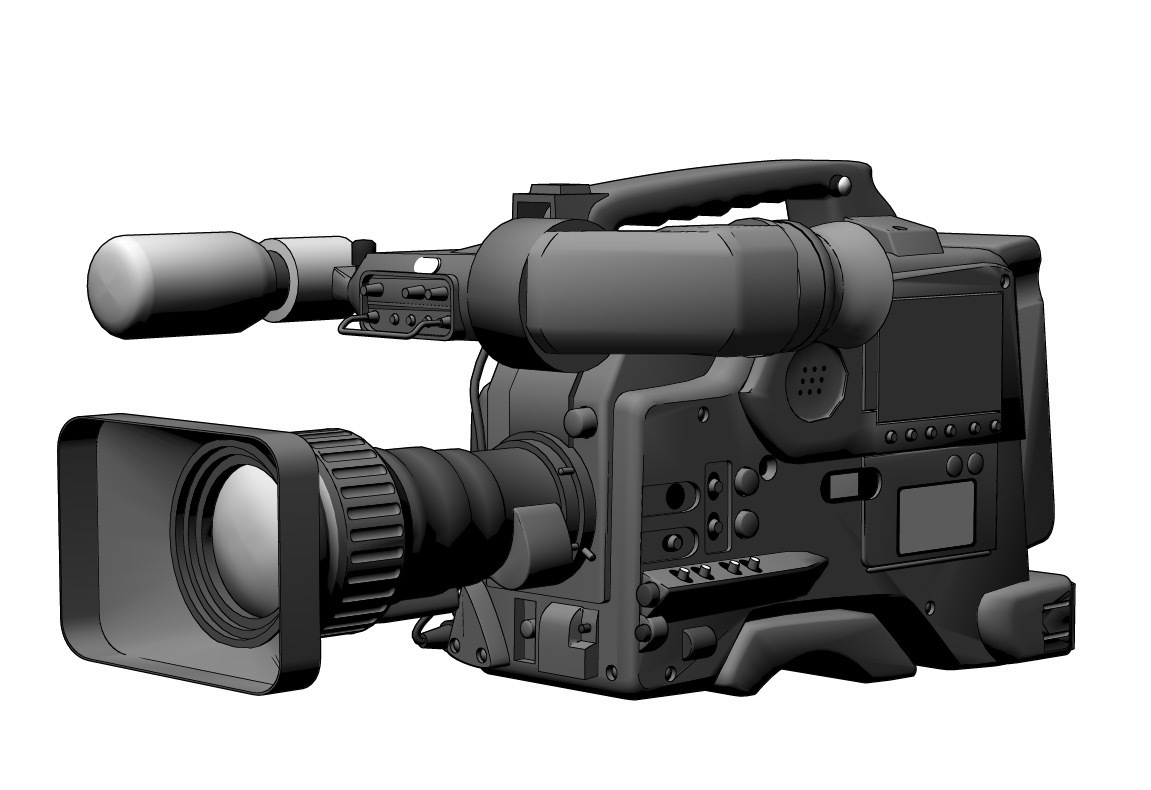 3Dモデル ビデオカメラ - alumin2 - BOOTH