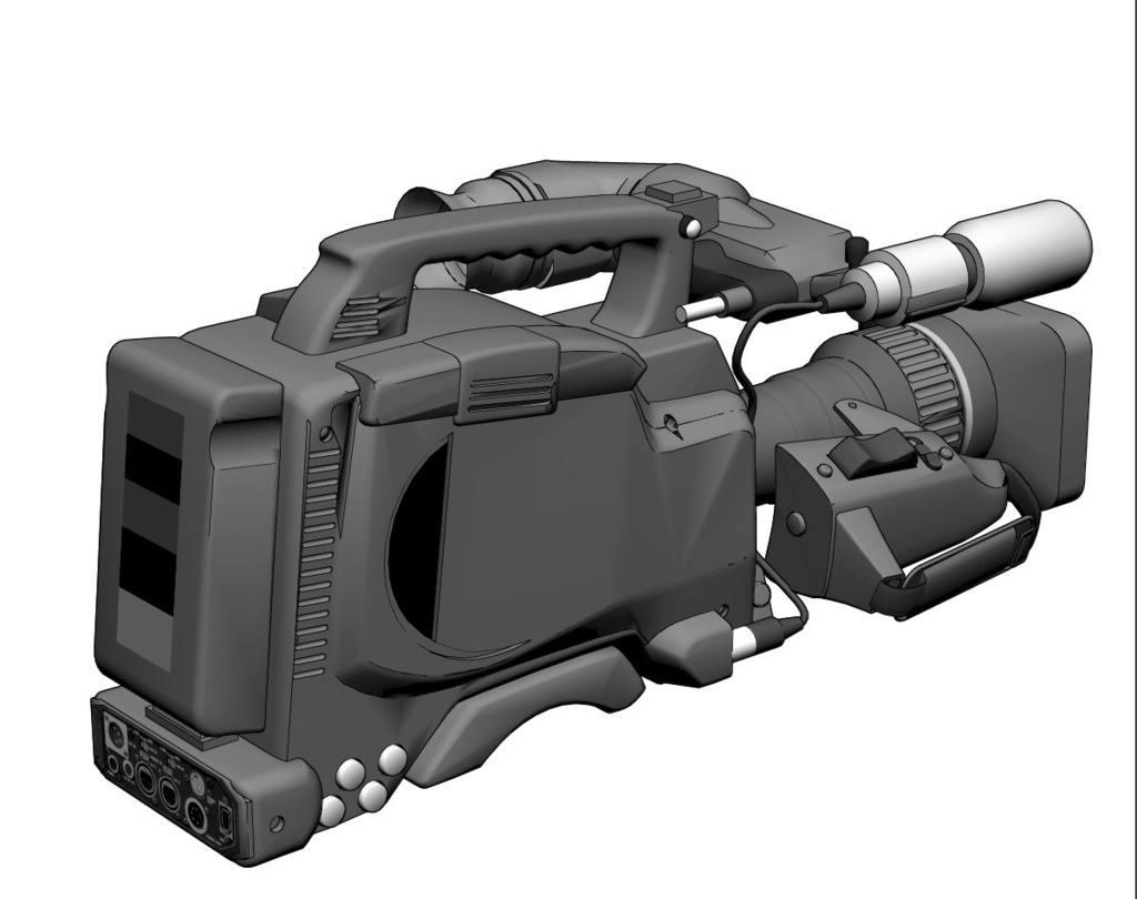 3Dモデル ビデオカメラ - alumin2 - BOOTH