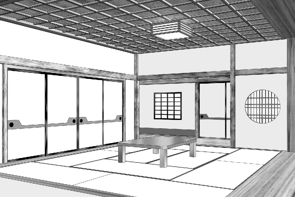 漫画背景 和室06 - alumin2 - BOOTH