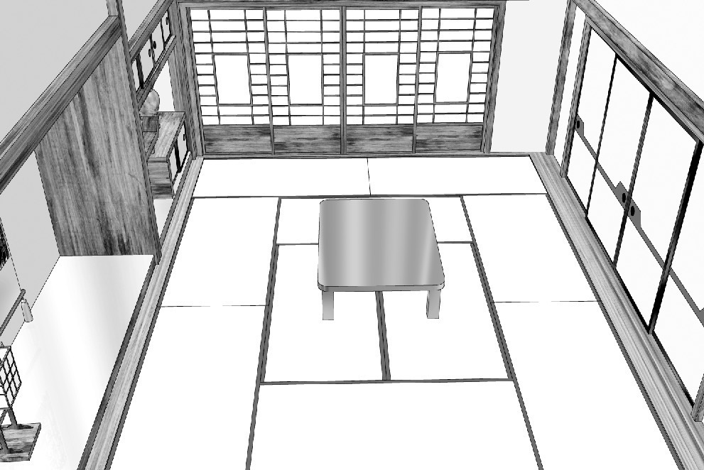 漫画背景 和室08 - alumin2 - BOOTH