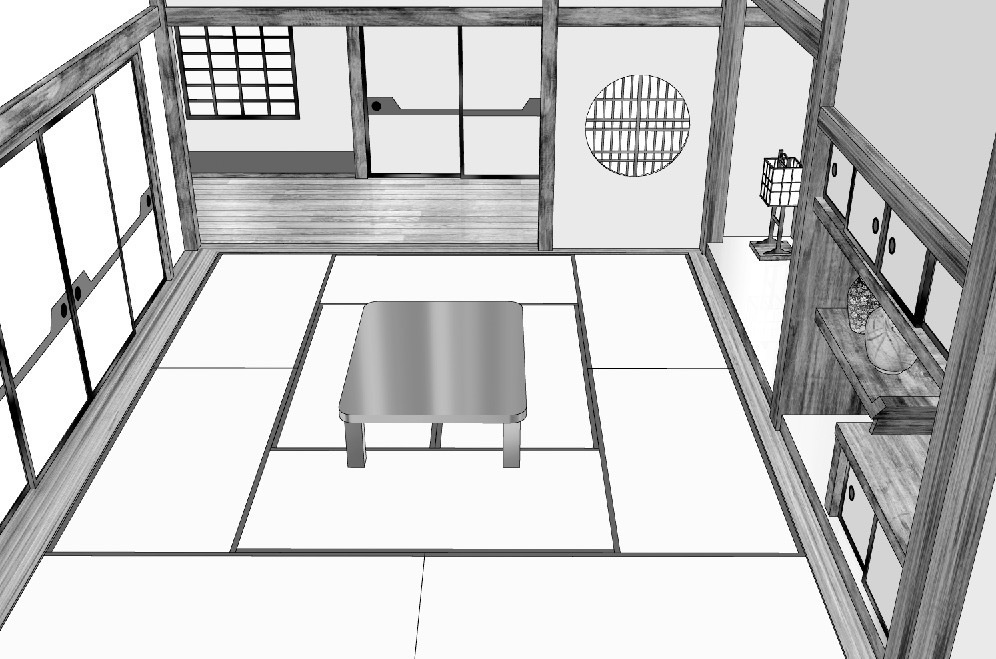 漫画背景 和室08 - alumin2 - BOOTH