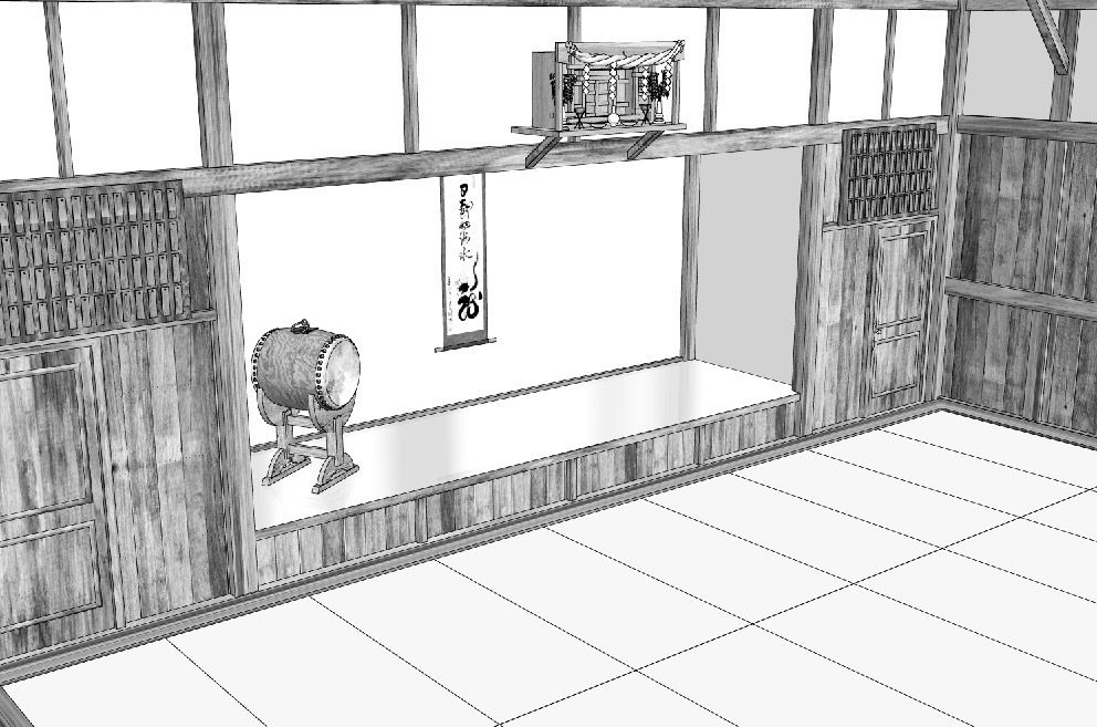 漫画背景 道場05 - alumin2 - BOOTH