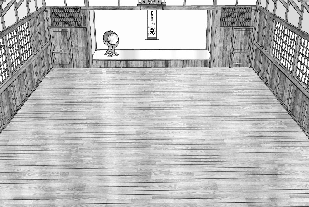 漫画背景 道場05 - alumin2 - BOOTH