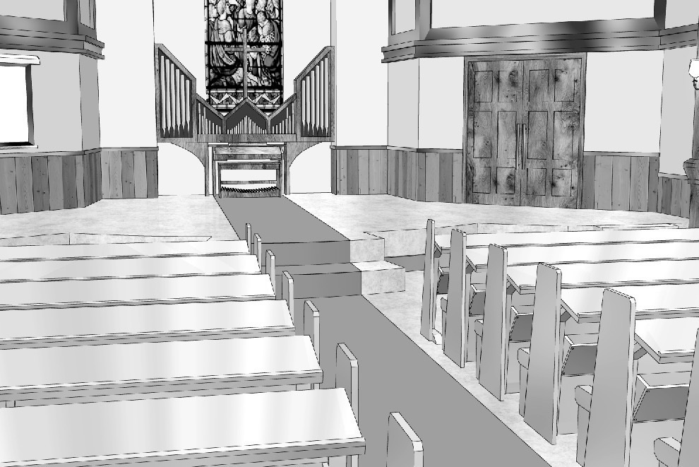 漫画背景 教会内観06 - alumin2 - BOOTH