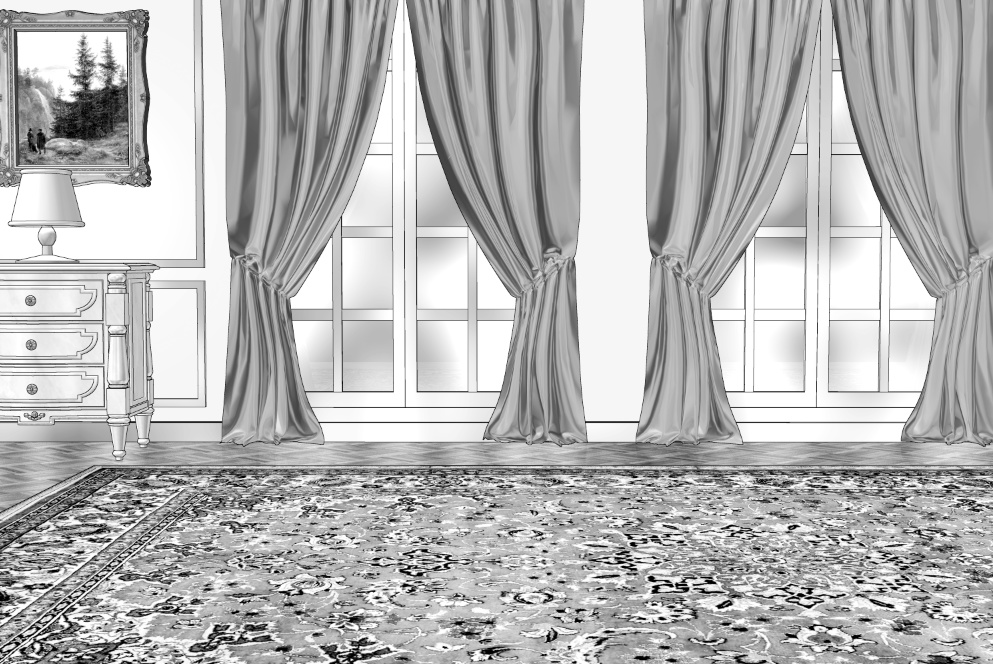 漫画背景 洋間18 - alumin2 - BOOTH