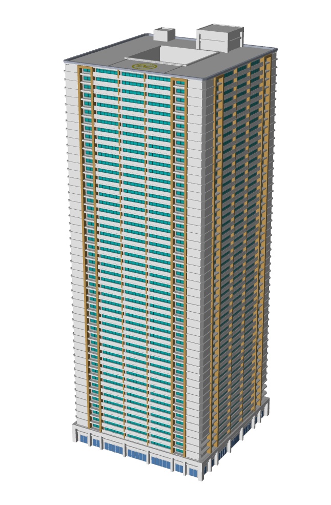 3Dモデル タワーマンション01 - alumin2 - BOOTH