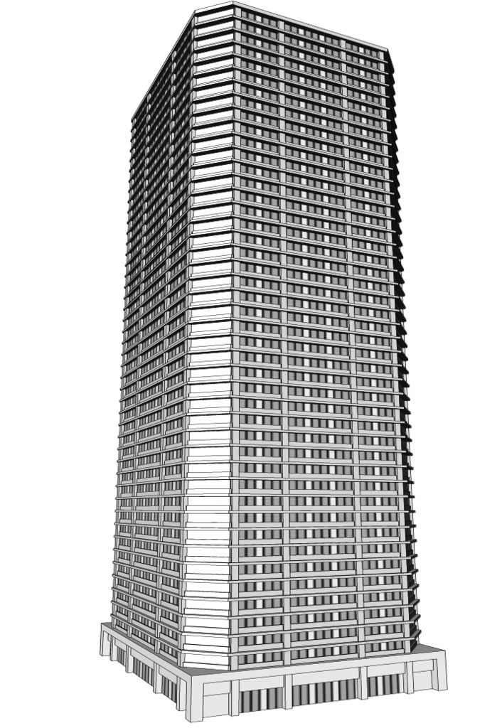 3Dモデル タワーマンション02 - alumin2 - BOOTH