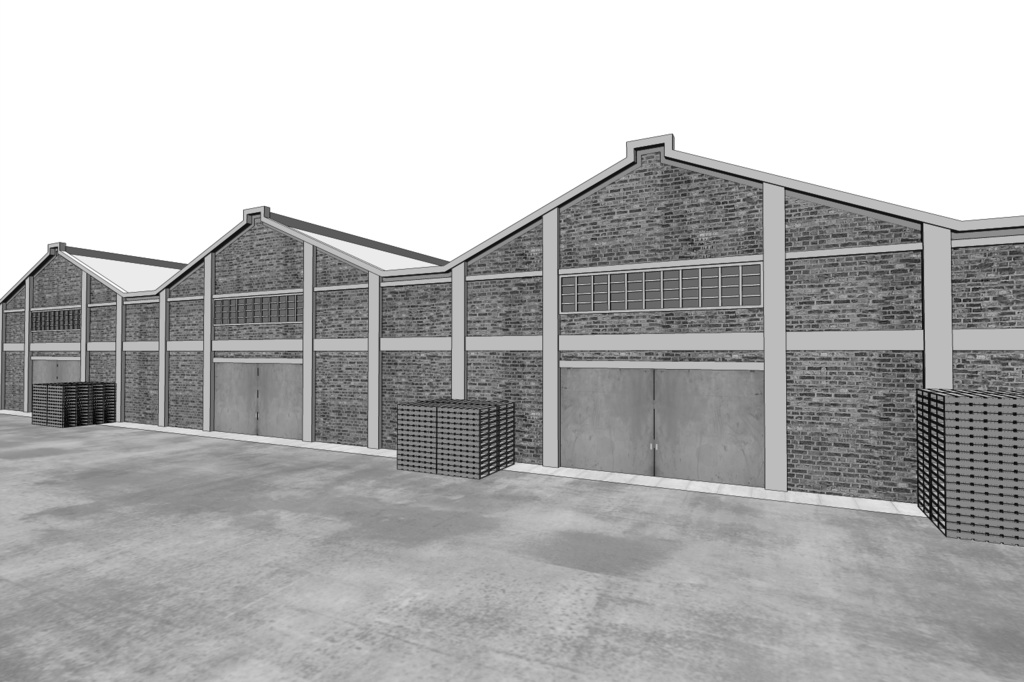 3Dモデル 倉庫01 - alumin2 - BOOTH