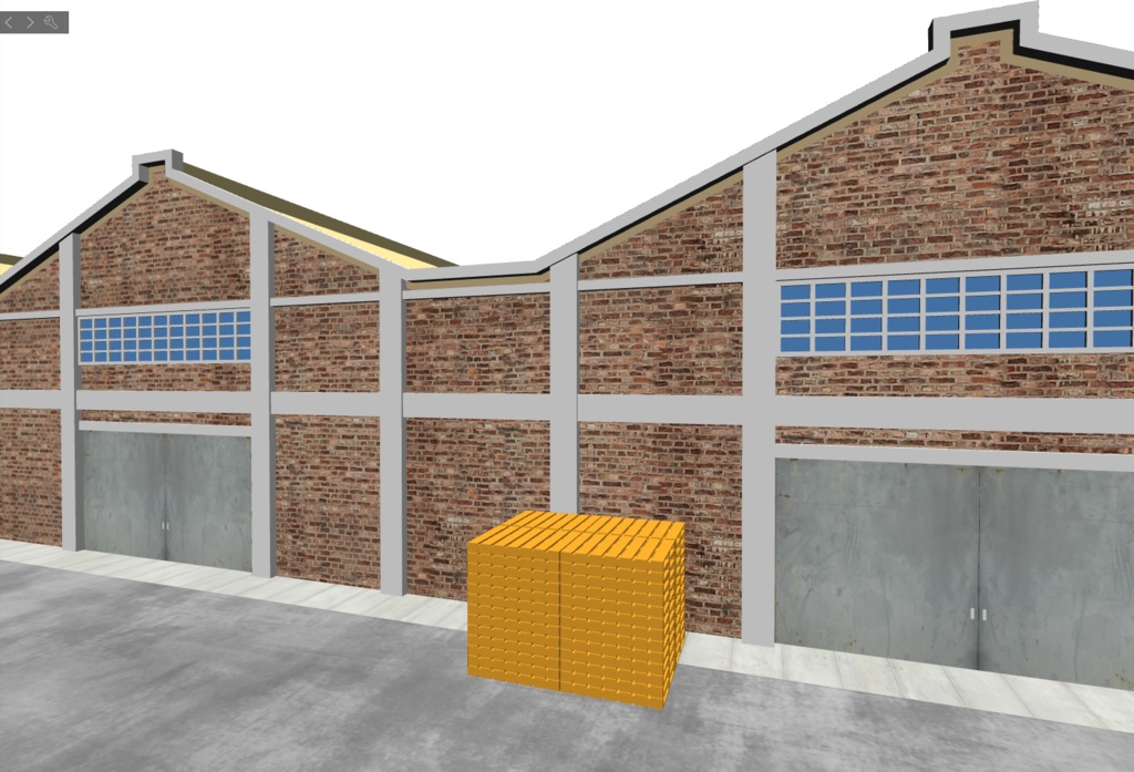 3Dモデル 倉庫01 - alumin2 - BOOTH