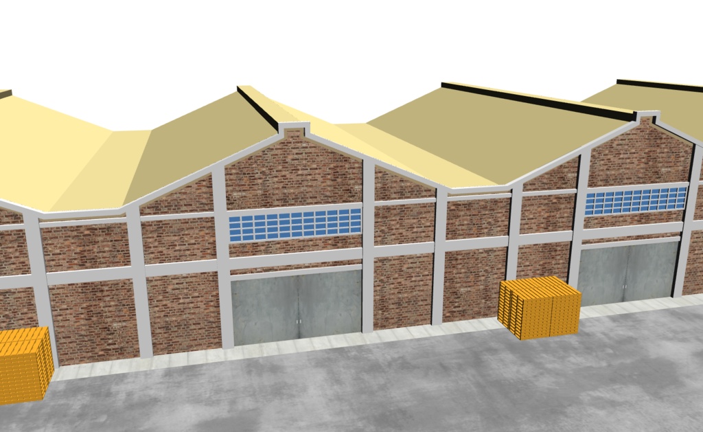 3Dモデル 倉庫01 - alumin2 - BOOTH