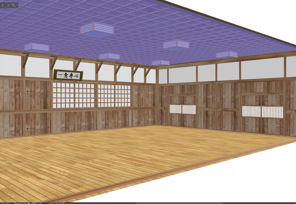 3Dモデル 道場 - alumin2 - BOOTH