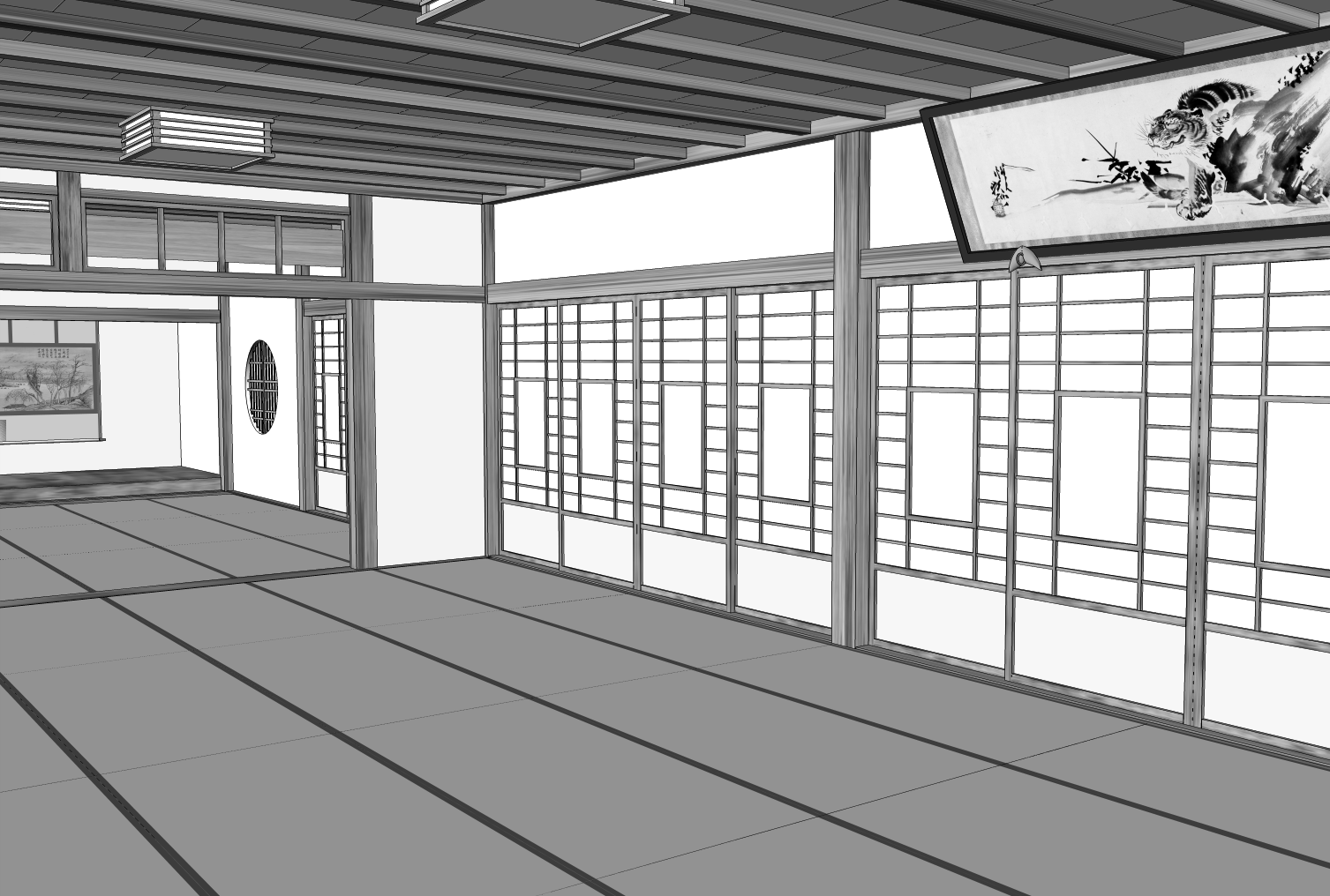 3Dモデル 和室02 - alumin2 - BOOTH