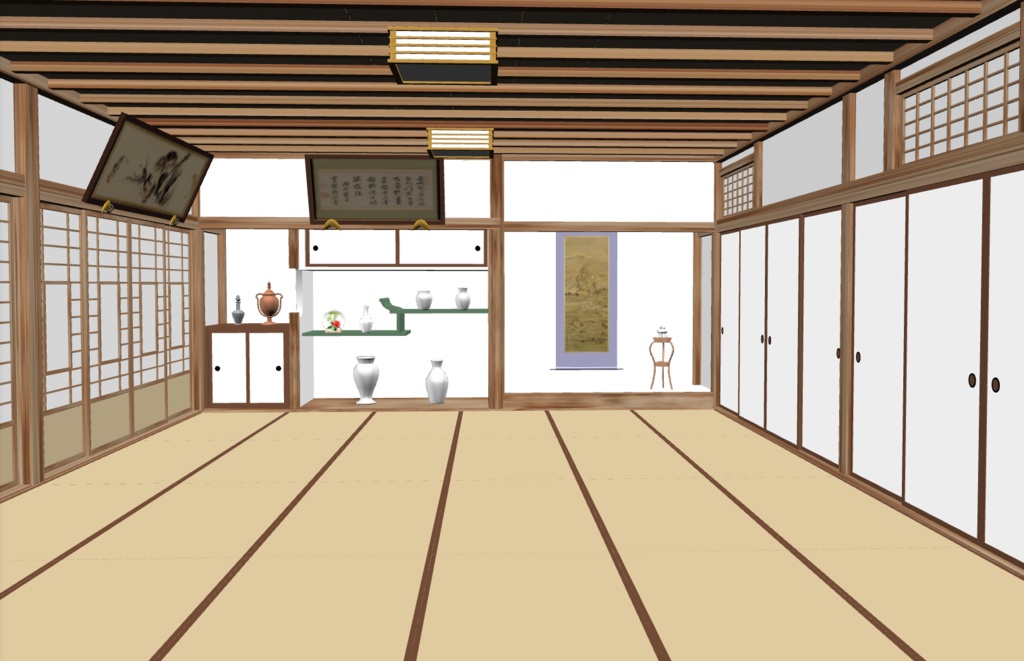 3Dモデル 和室02 - alumin2 - BOOTH