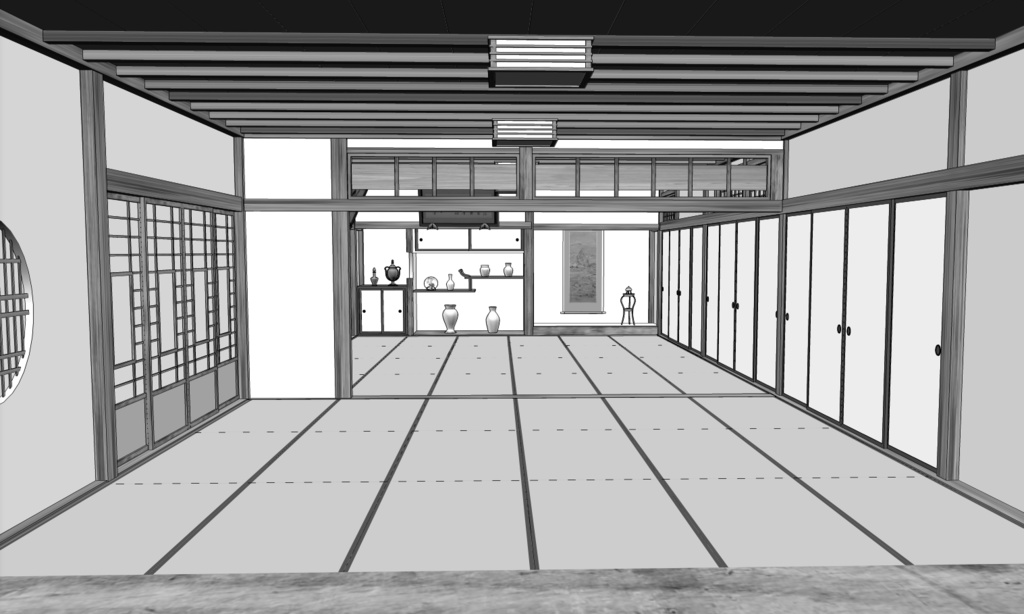 3Dモデル 和室02 - alumin2 - BOOTH