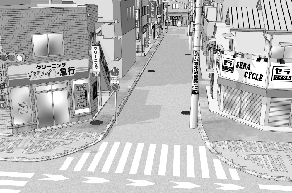 漫画背景 東京街並み19 - alumin2 - BOOTH