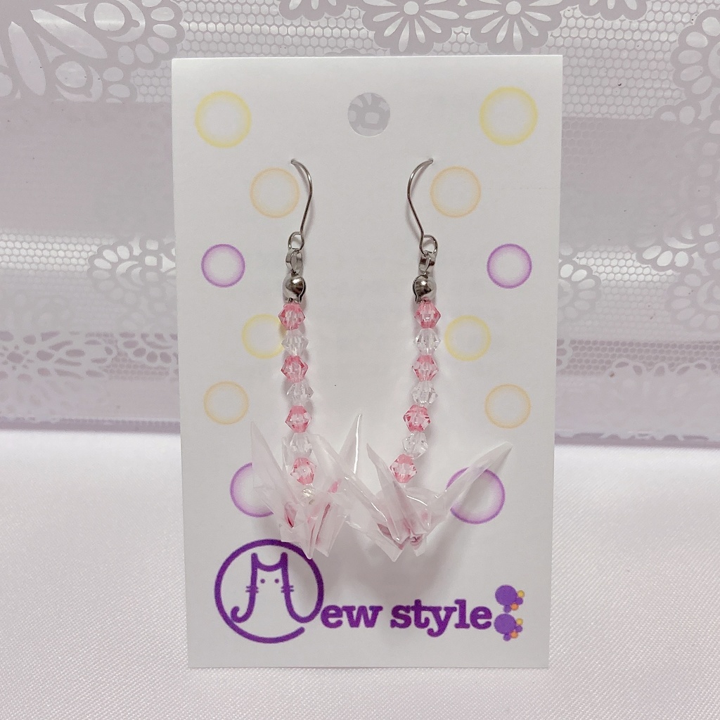 鶴の中に鶴？！ピアス&イヤリング - Mew lume - BOOTH