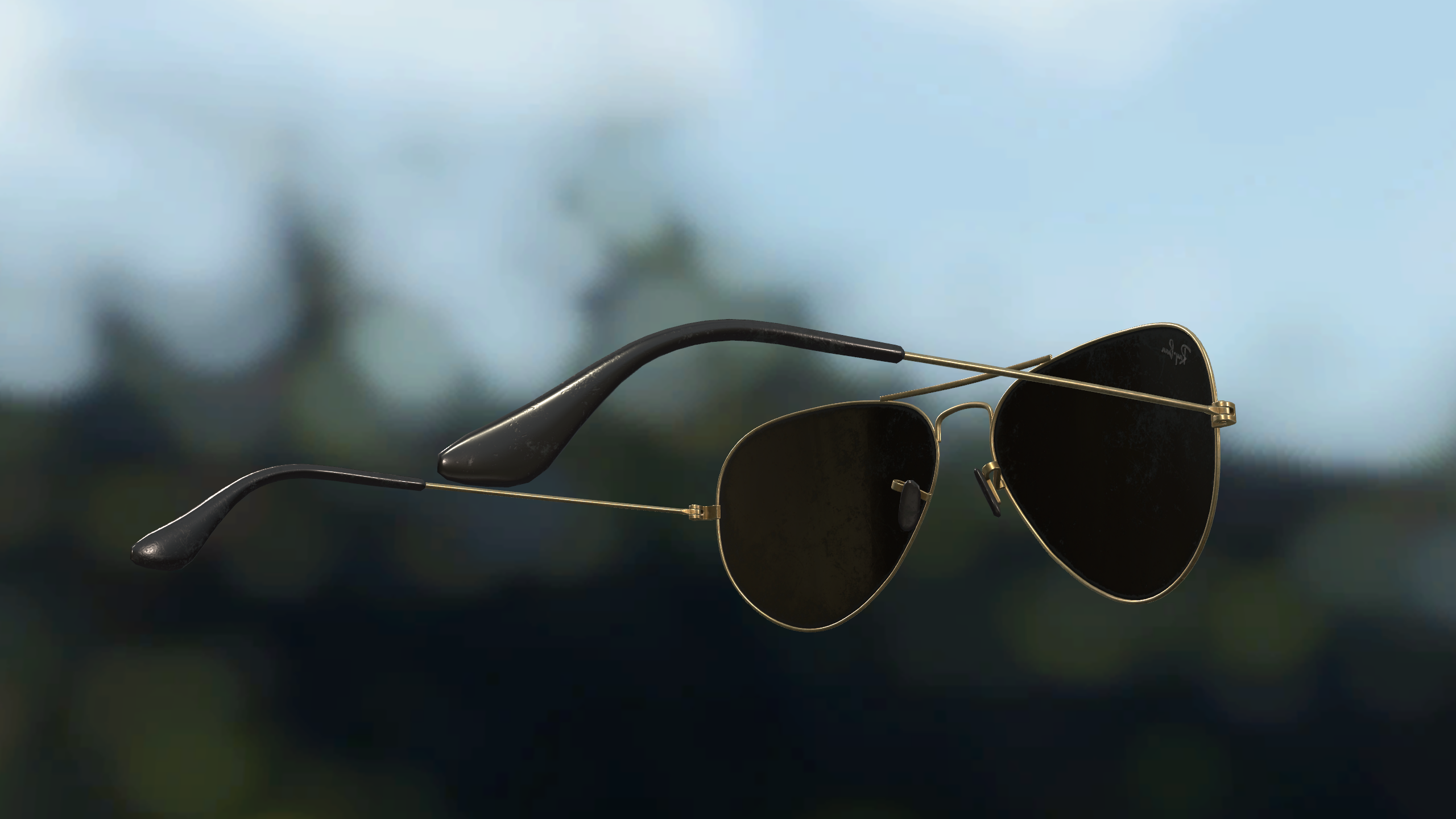 [3D-Model]Ray-Ban Aviator Sunglasses - Januzuzu - BOOTH