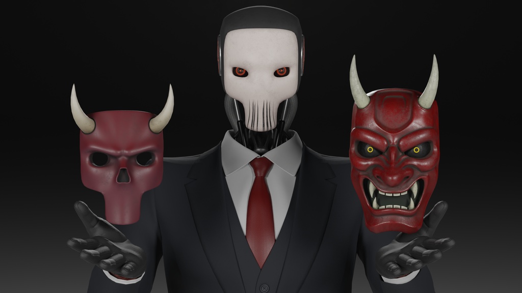 [VRChat Avatar] [PC & Quest] OniBot - Januzuzu - BOOTH