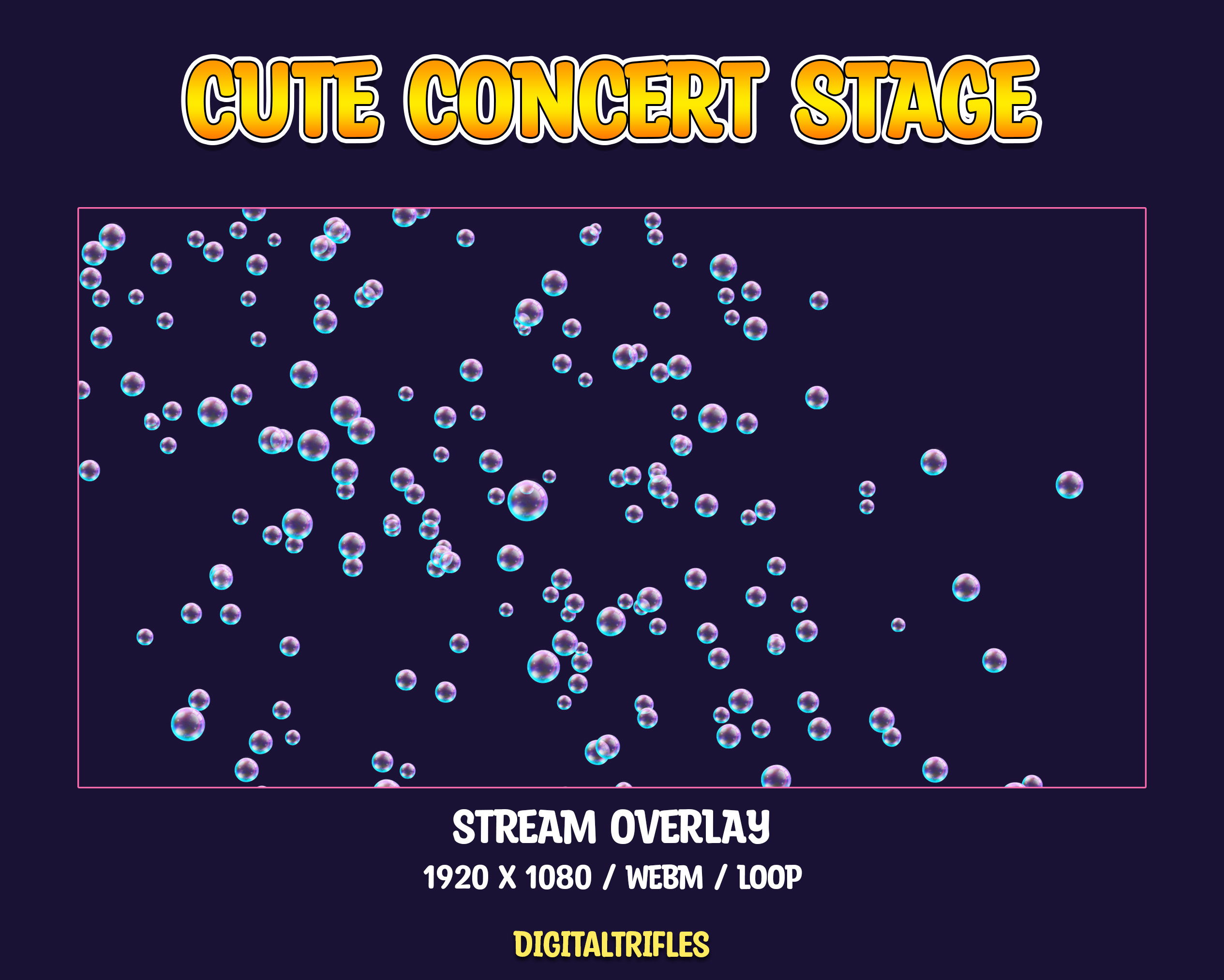 ストリーマーやVTuber、向けのアニメーションステージライトエフェクト、コンサートライブ会場背景、Twitchストリームオーバーレイ、OBS ...