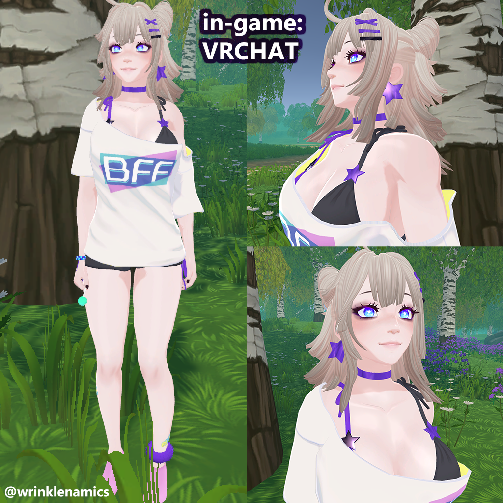 AA-12 Girls Frontline - 3D Avatar for VRChat - Wrinklenamics - BOOTH