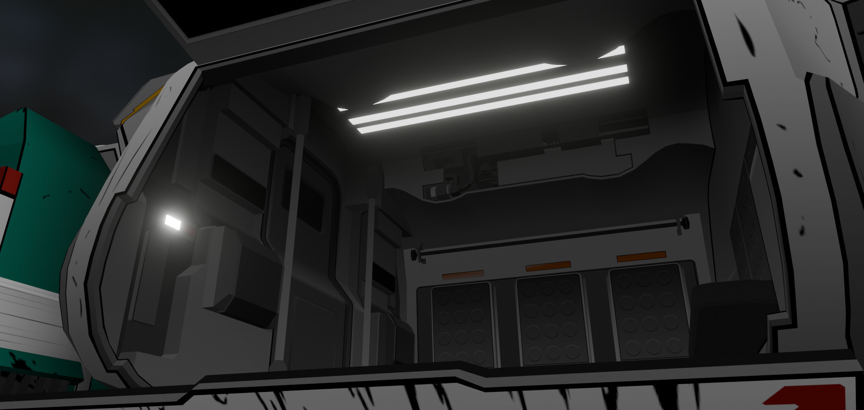 Cell Shaded Zetatech Atlus (Trauma Team) - Danger Noodle Animations - BOOTH