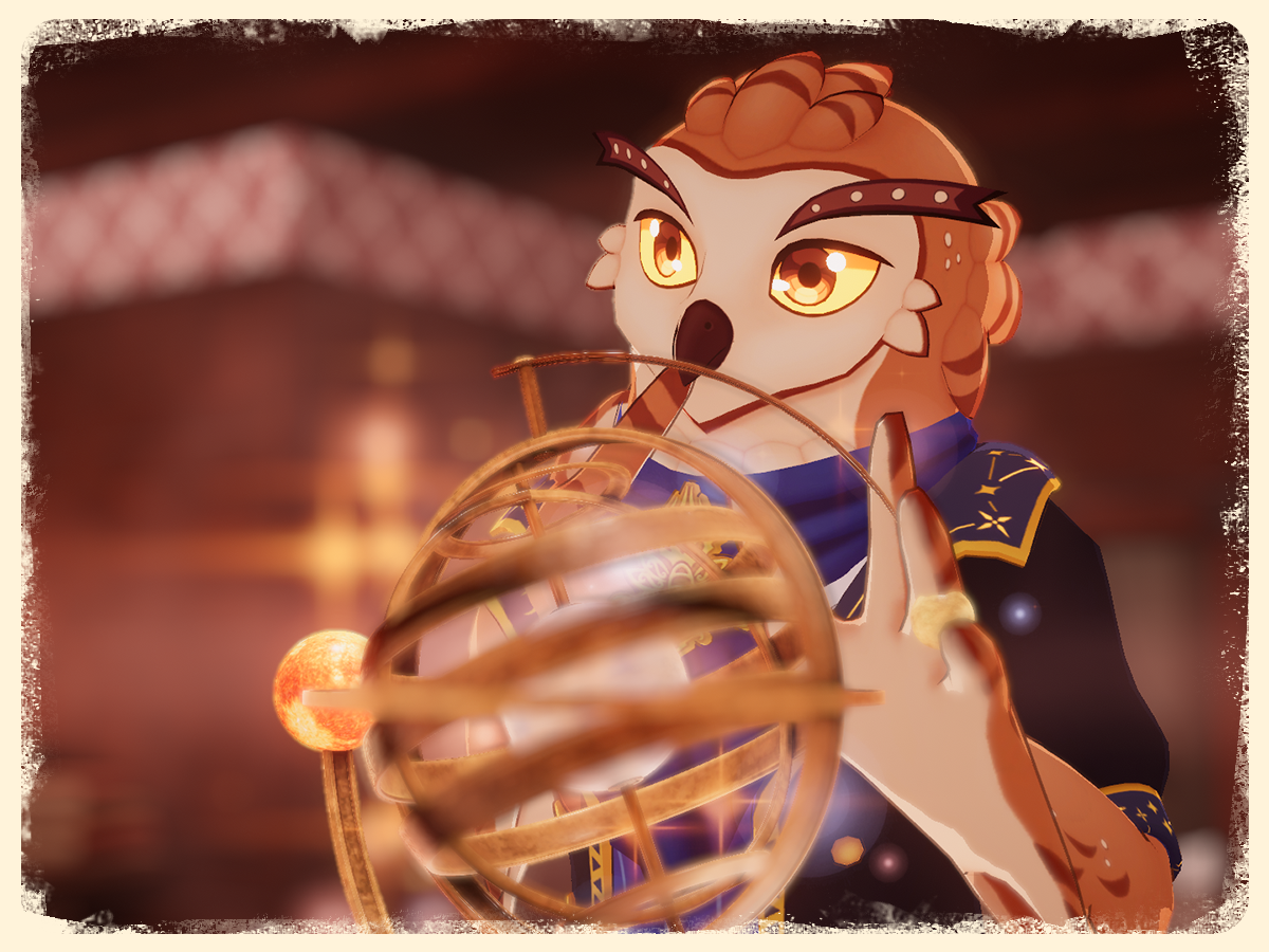 [VRChat Avatar] Azio the Owl - HTDuy - BOOTH