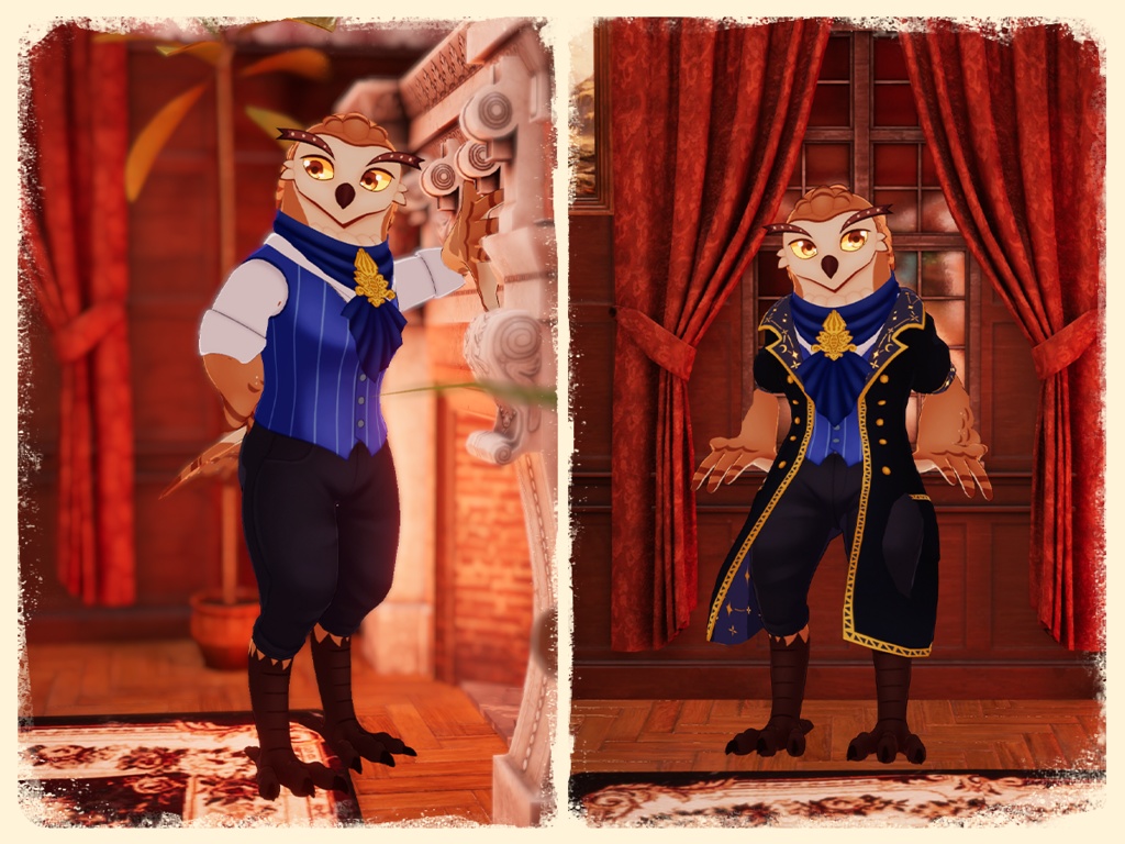 [VRChat Avatar] Azio the Owl - HTDuy - BOOTH