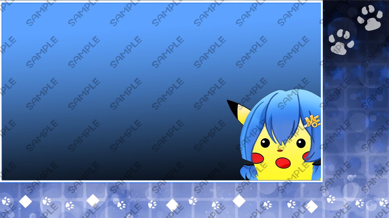 Stream Overlays【720p and 1080p】 - The Moe Train - BOOTH