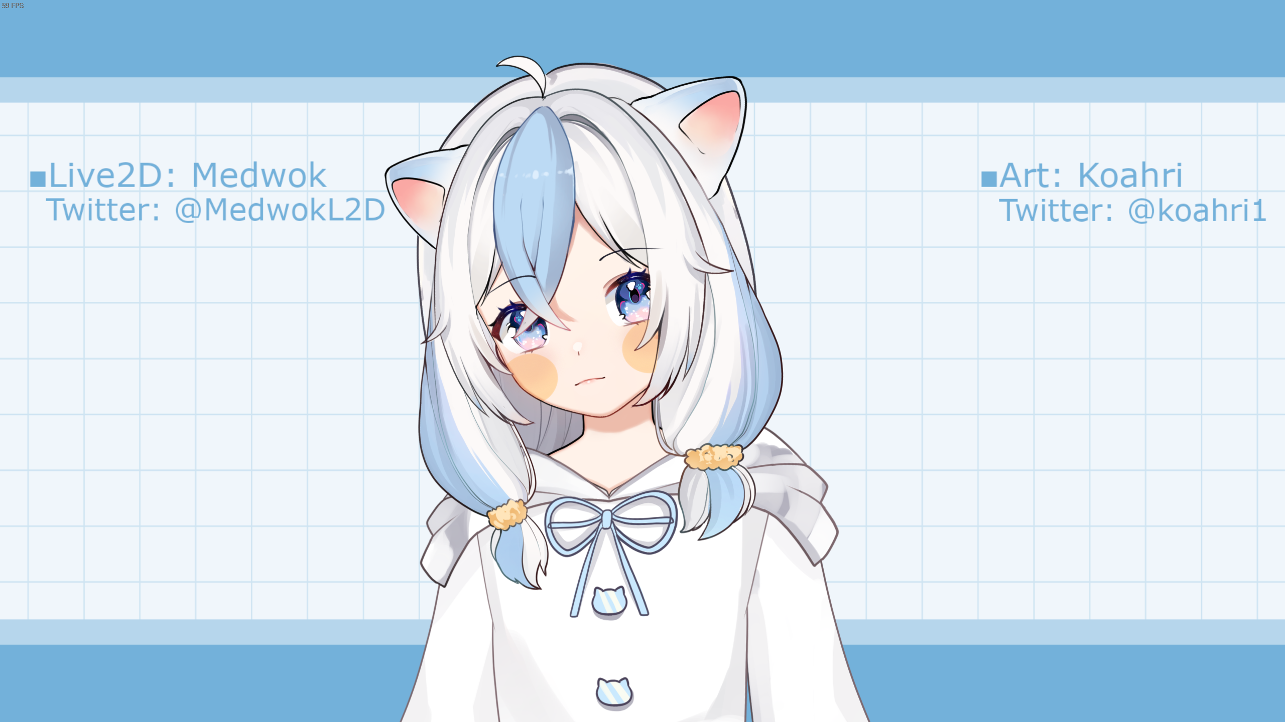 【Live2D】Half-Body Model, Vtube Studio(FREE) - medwokl2d - BOOTH