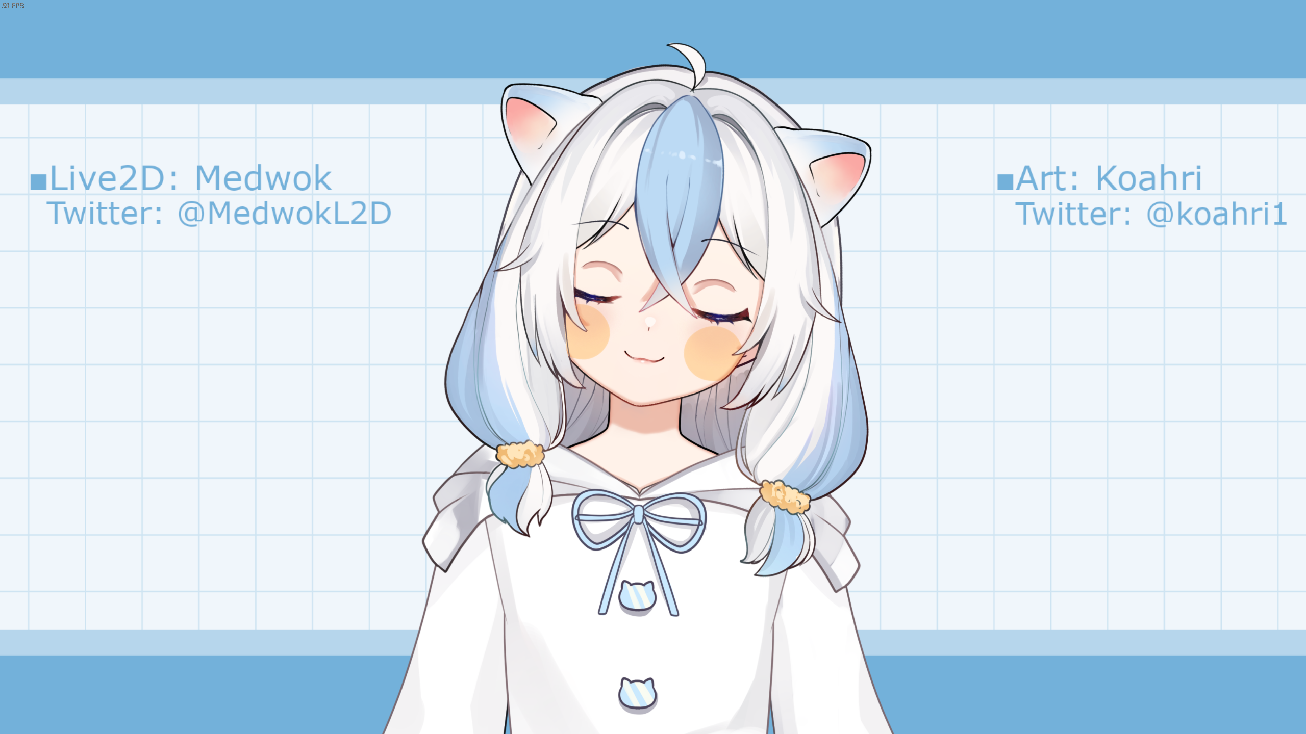 【Live2D】Half-Body Model, Vtube Studio(FREE) - medwokl2d - BOOTH