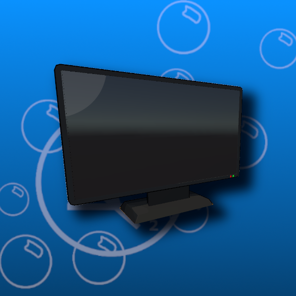 Free Stylized Computer Monitor Prefab Mobubbler Booth