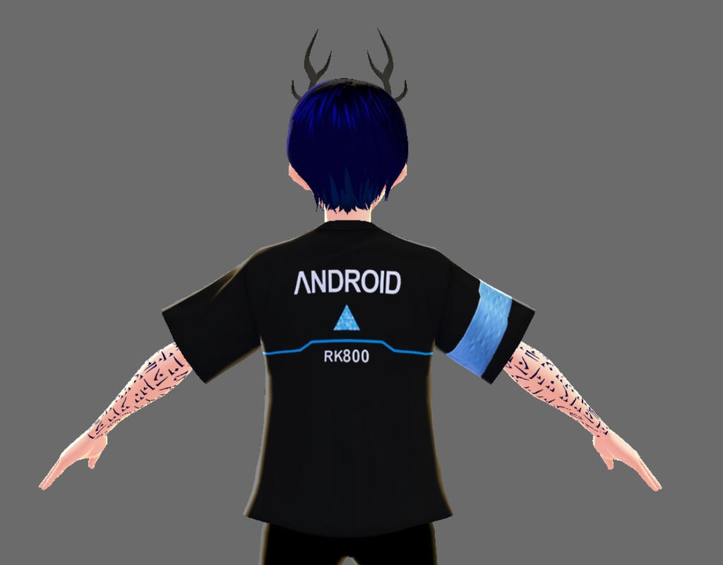 Vroid Detroit T-shirt - Tienda dragonica - BOOTH