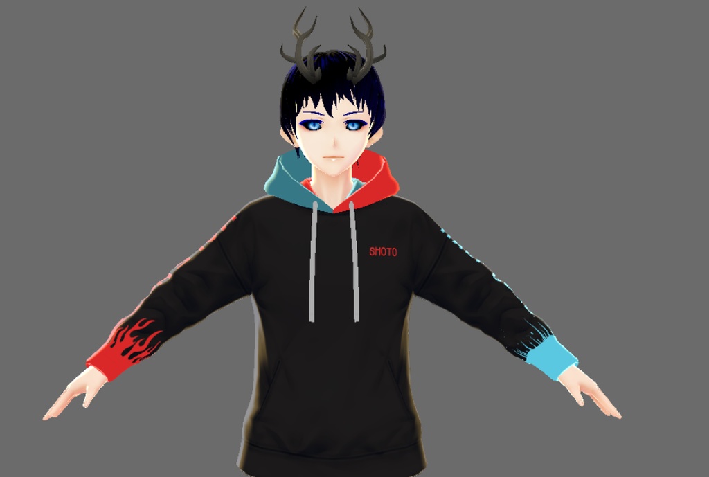 vroid shoto hoodie custom - Tienda dragonica - BOOTH