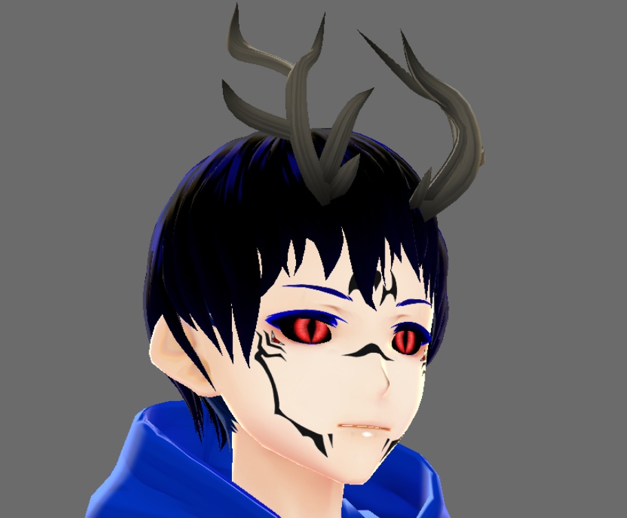 vroid sukuna face texture - Tienda dragonica - BOOTH